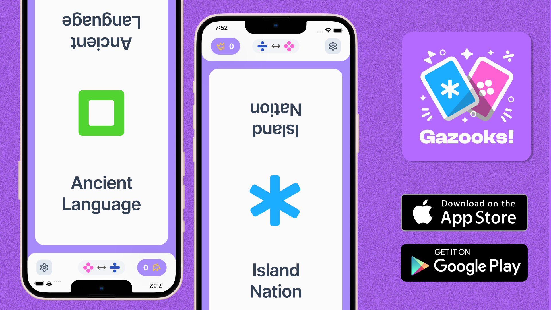 Gazooks! — Chaotic Word Association IRL Party Game